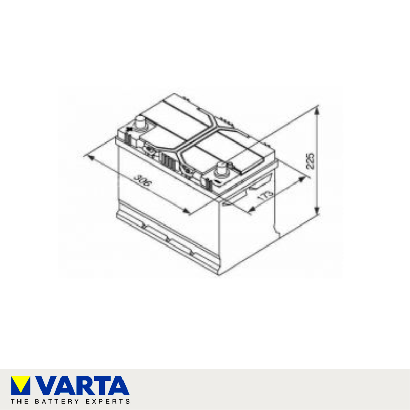 BATERÍA VARTA G8 95Ah 830A